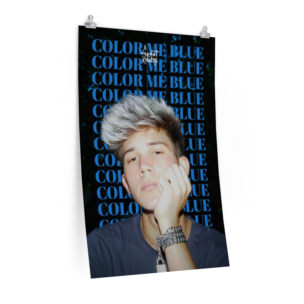COLOR ME BLUE Poster